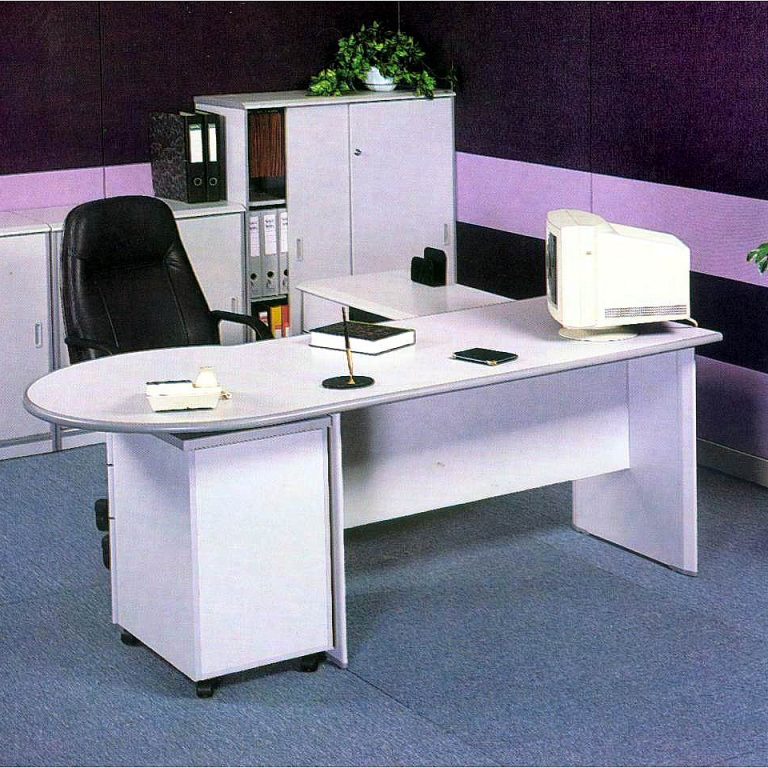 HFP P-shape Office Desk - Wing Shing Office Furniture 永盛辦公傢具
