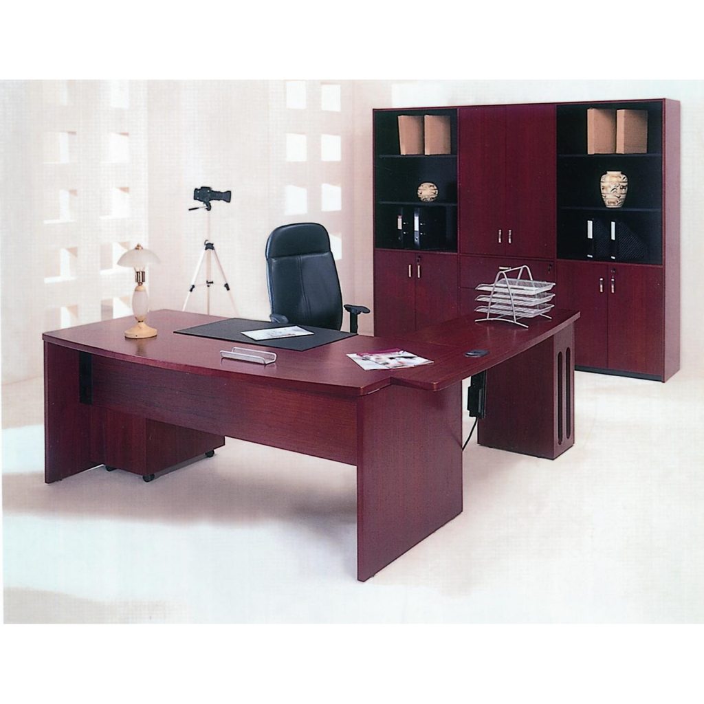 HFV-202 Veneer Executive Office Desk - Wing Shing Office Furniture 永盛辦公傢具