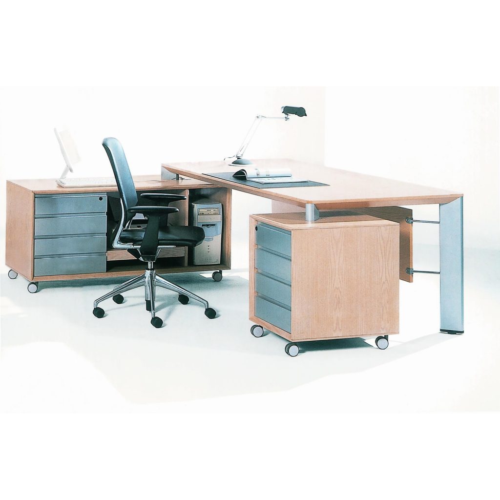 HFV-212 Veneer Executive Office Desk - Wing Shing Office Furniture 永盛辦公傢具